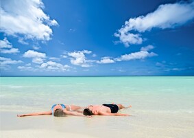 Uma praia privada nas proximidades 