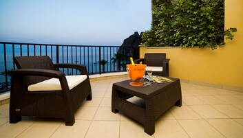 Terraço no piso superior