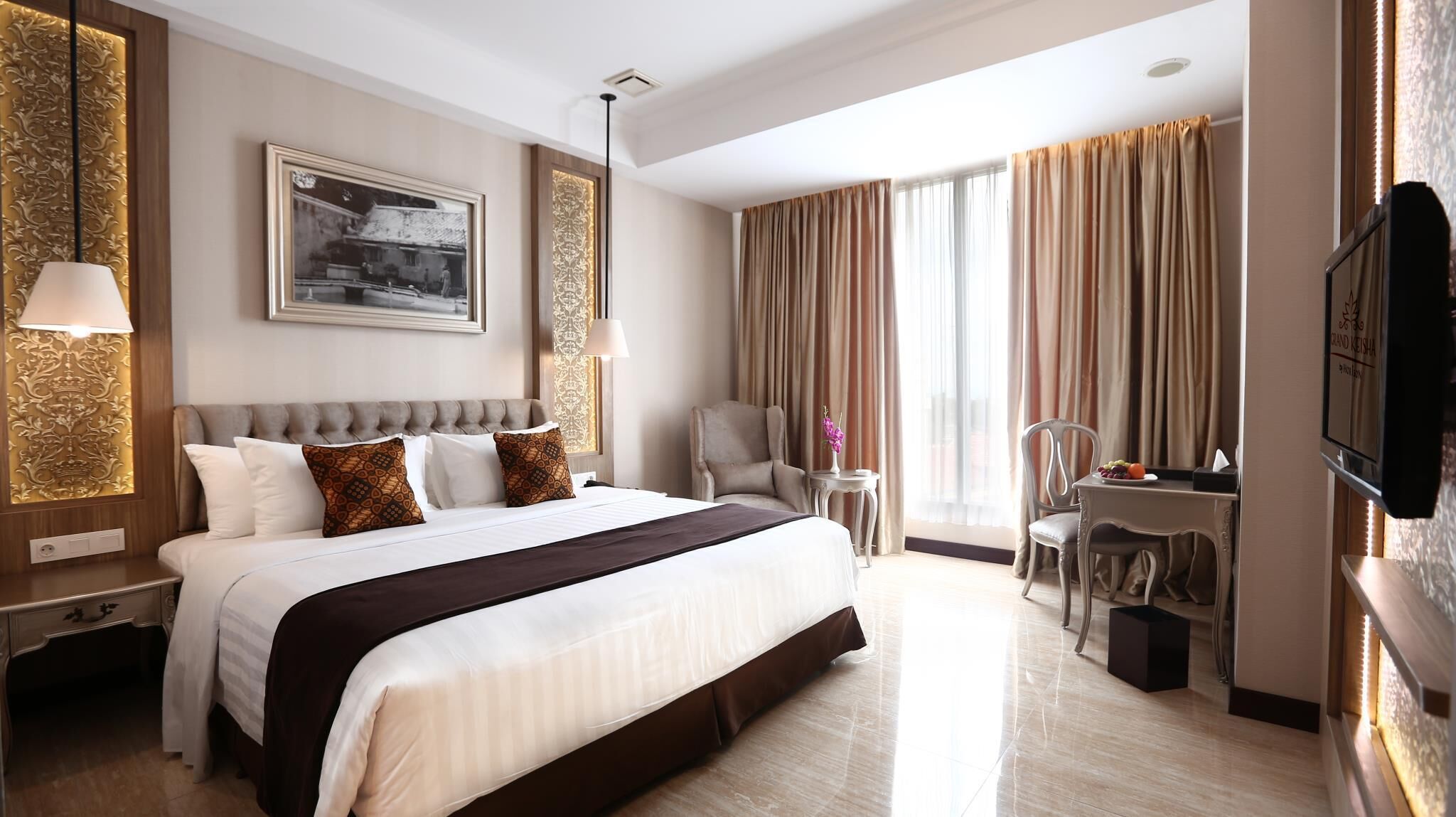 Cofres nos quartos, individualmente decorados