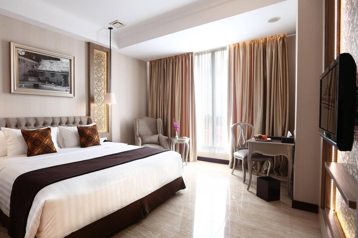 Cofres nos quartos, individualmente decorados