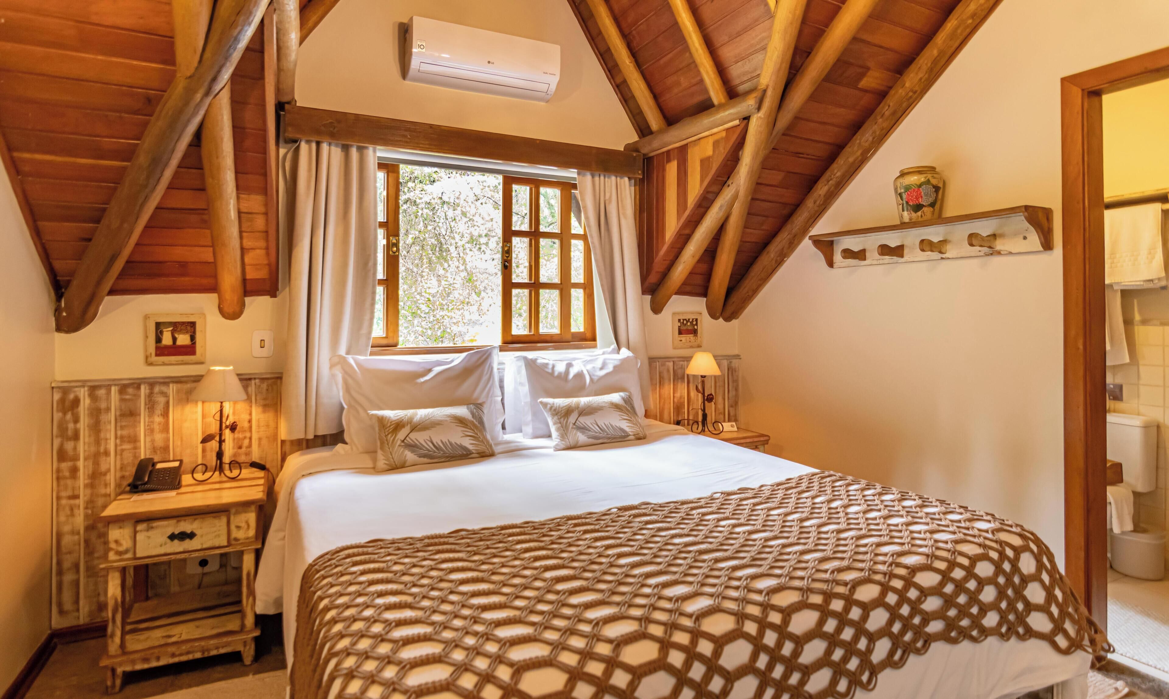 Apartamento Duplo Premium | 1 quarto, minibar, cofre no quarto, cortinas/cortinados opacos 