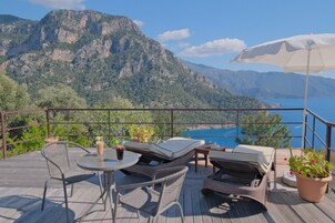 Deluxe Double Bungalow With Sea View Roof Terrace | Terraço/pátio