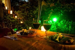 Refeições ao ar livre