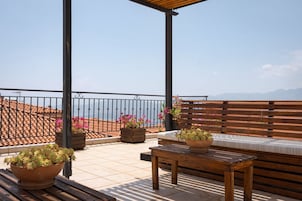 Terraço no piso superior