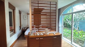 103 The Supreme Garden: Beach Zone | Minibar grátis, cofre no quarto, secretária, cortinas/cortinados opacos