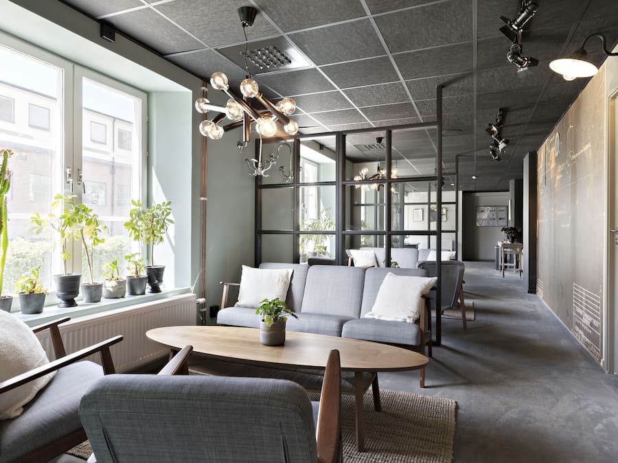 Sala de estar do lobby