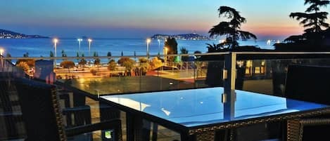 Terraço no piso superior