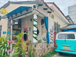 Entrada do alojamento