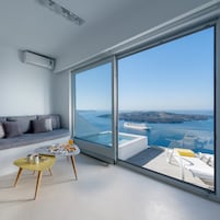 Suíte, banheira de imersão, vista para o mar (Pillow View, Outdoor Hot Tub) | Terraço/pátio
