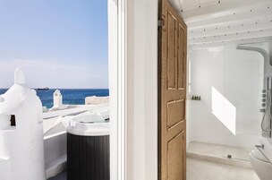 Suite Júnior, vista para o mar (Outdoor Jetted Tub) | Roupa de alta qualidade, cofre no quarto, quartos insonorizados