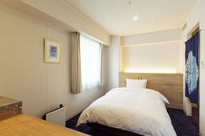 Quarto Individual Básico, não fumadores ( C ) | Wi-fi grátis, roupa de cama fornecida 