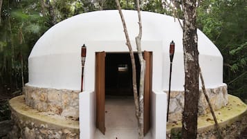 Salas para tratamentos a dois, massagens