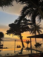 Vista para o campo desde o alojamento