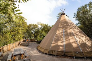 Área externa para casamento