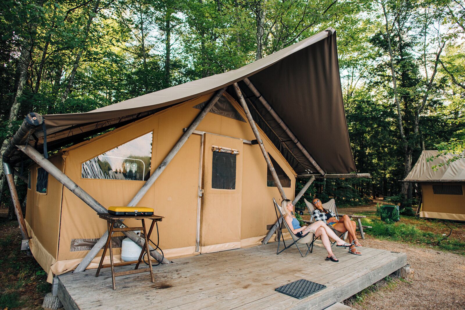 Tenda Comfort, 2 quartos | Roupa de cama fornecida 