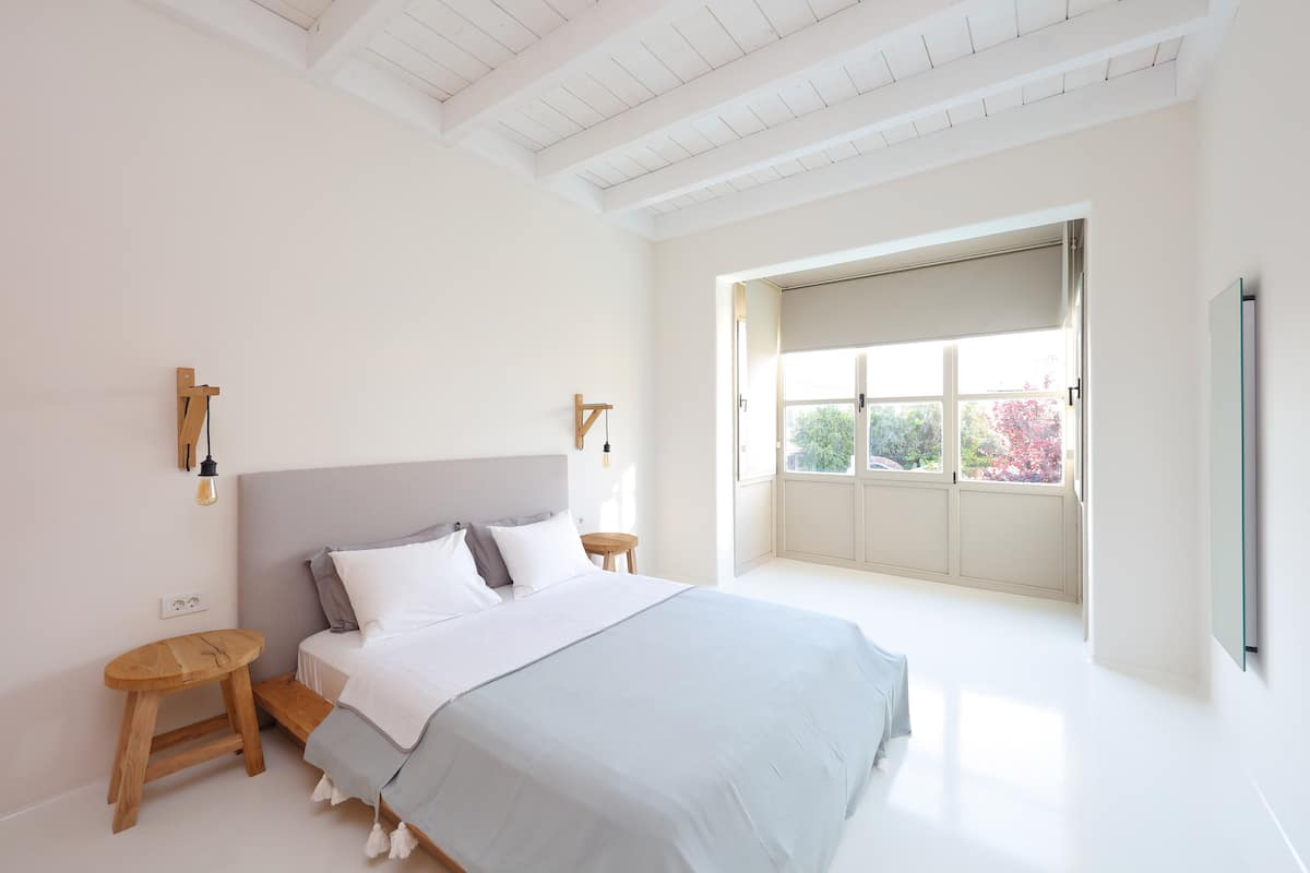 Loft luxo, 2 quartos, no mezanino | 1 quarto, frigobar, cofres nos quartos, ferros/tábuas de passar roupa