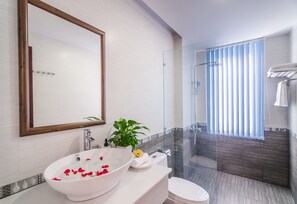 Duche na casa de banho