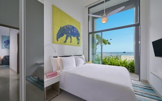1 quarto, minibar, cofre no quarto 