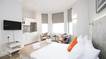 Estúdio, 1 cama de casal | Roupas de cama premium, individualmente decorados