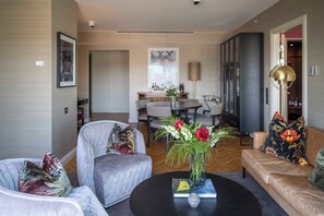 Penthouse Executive Terrace Suite | Roupas de cama de algodão egípcio, roupas de cama premium