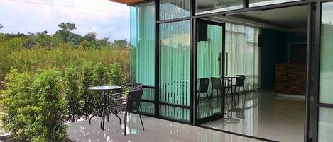 Entrada do alojamento