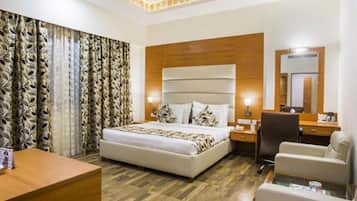 1 quarto, roupas de cama premium, frigobar, cofres nos quartos