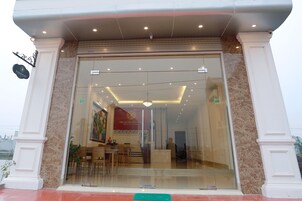 Entrada do alojamento