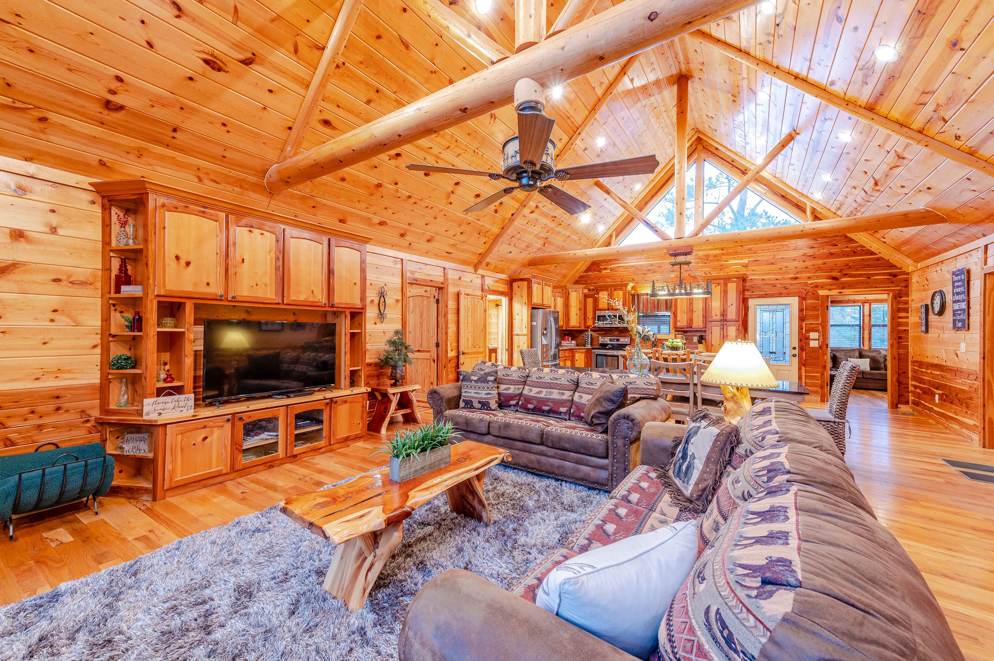 On A Whim Is A Luxury Log Cabin That Has Something For Everyone - Broken Bow, OK