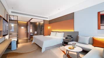 Roupa de alta qualidade, minibar grátis, cofre no quarto, secretária