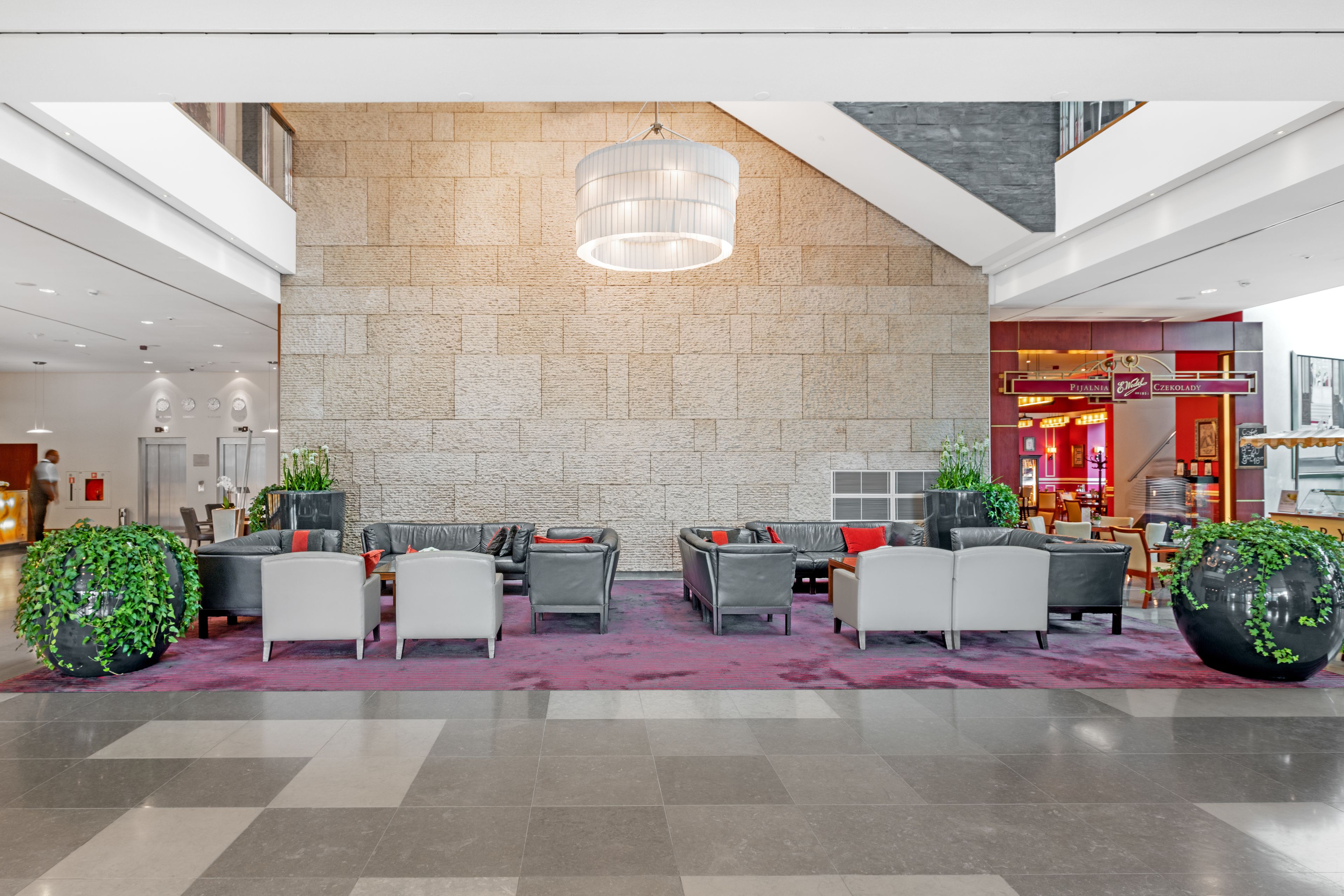 Sala de estar do lobby