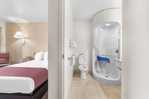 Quarto, 1 cama de casal, acessível, não fumadores | Secretária, Wi-fi grátis, roupa de cama fornecida 