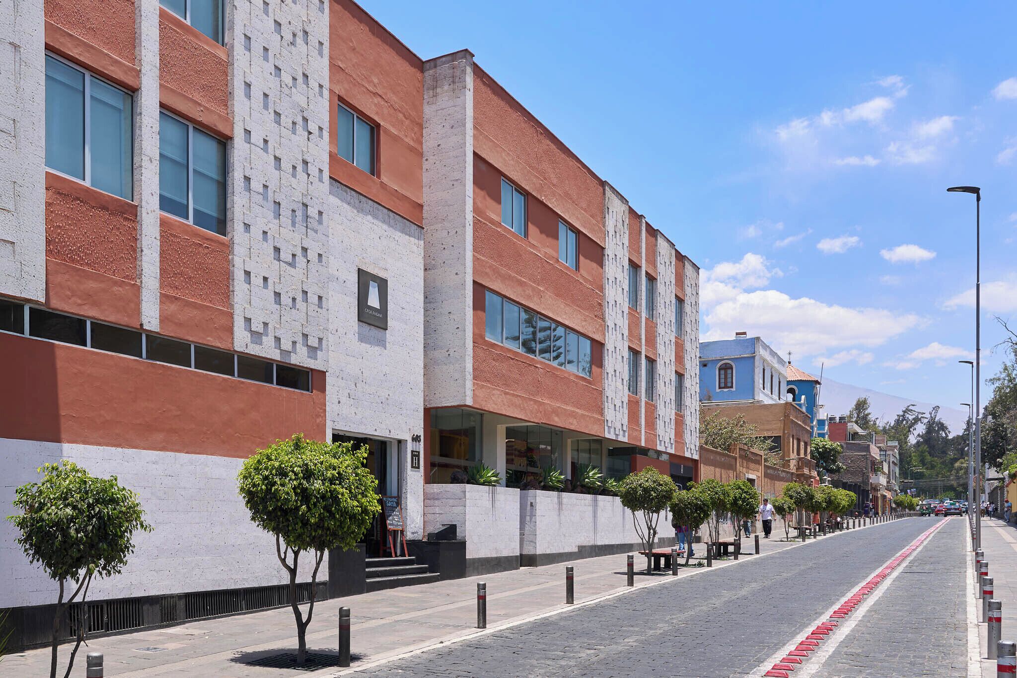 Fachada da propriedade