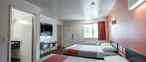 Wi-fi grátis, roupa de cama fornecida, despertadores