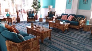 Sala de estar do lobby