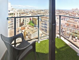 Quarto Individual Premier, varanda (Cathedral view) | Vista do quarto