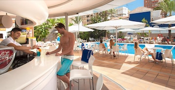 Bar à beira da piscina