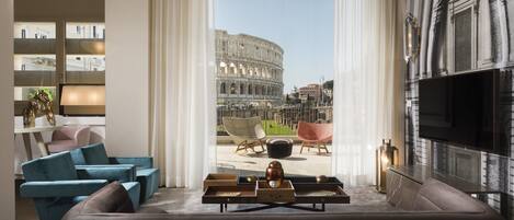 Grand View Colosseo Suite | Vista do quarto