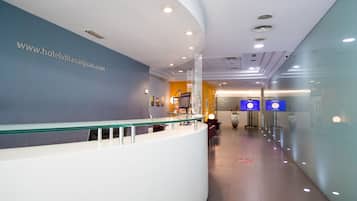 Quiosque de check-in/check-out