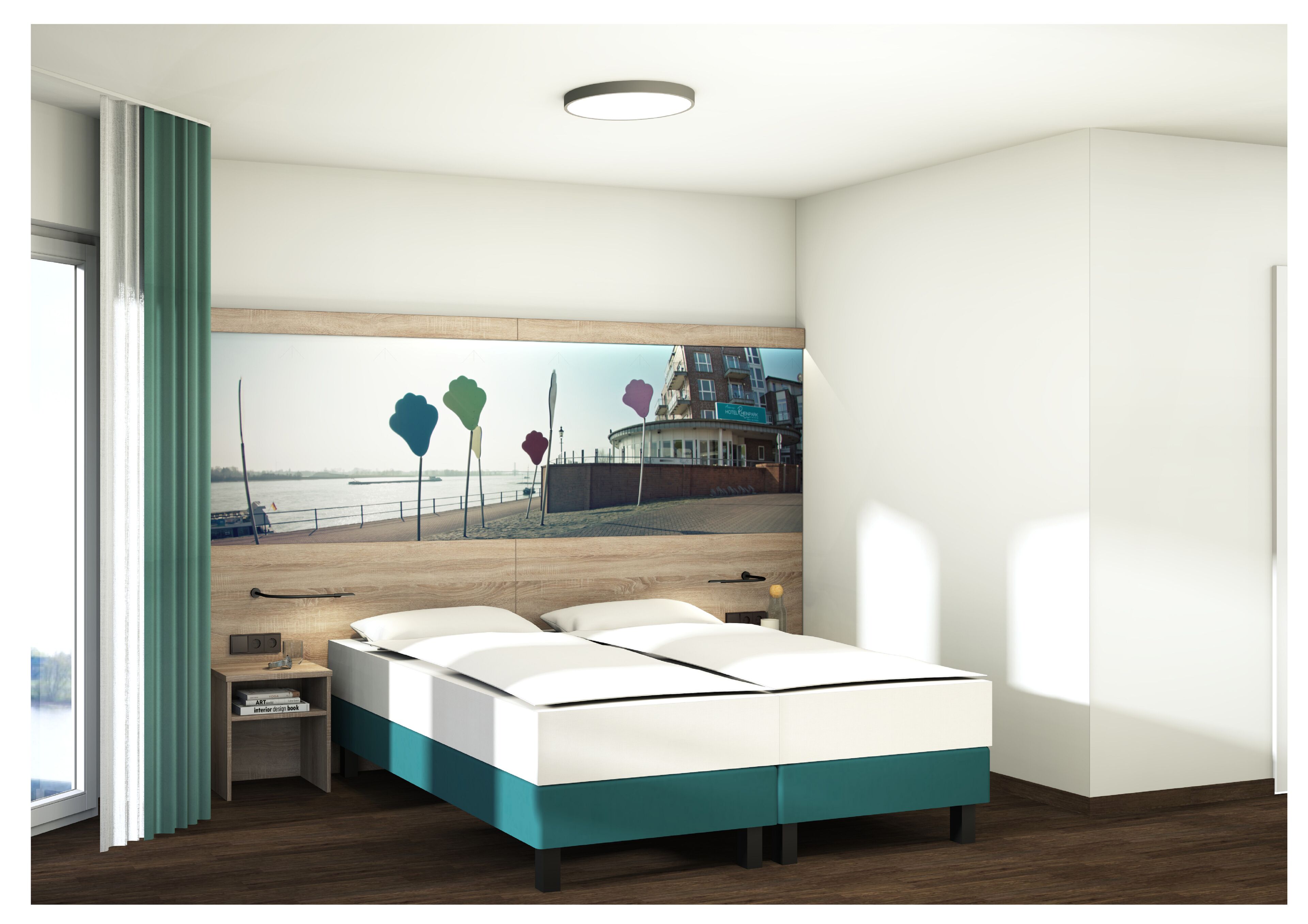 Quarto casal luxo | Roupas de cama premium, cofres nos quartos, individualmente mobiliados