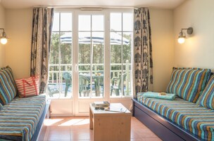 Estúdio standard (4/5 personnes) | Cofres nos quartos, cortinas blackout, ferros/tábuas de passar roupa