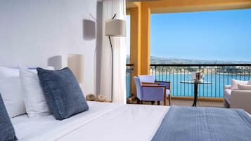 Quarto Clássico com Cama de Casal, vista para o mar | 1 quarto, minibar, cofre no quarto, secretária