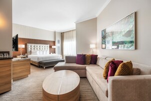 Suite de Luxo, 1 cama king-size | Lençóis de algodão egípcio, roupa de alta qualidade, edredões de penas 