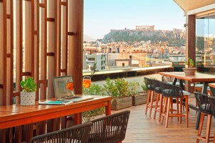 Terraço no piso superior