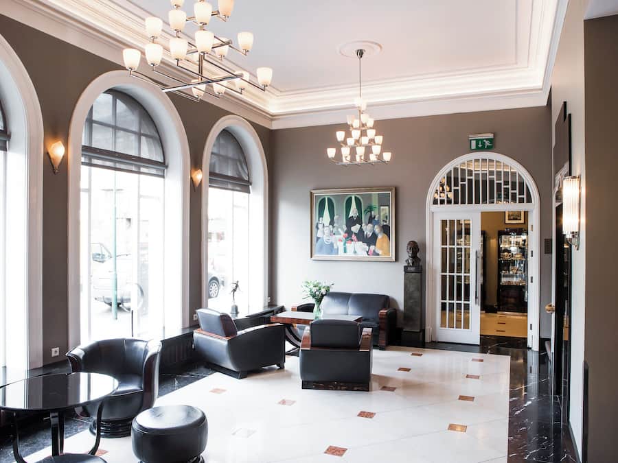 Sala de estar do lobby