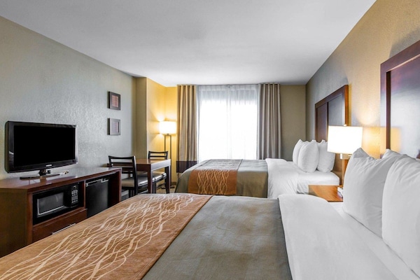 Quarto Standard, 2 camas queen-size | Roupa de alta qualidade, camas de colchão pillowtop