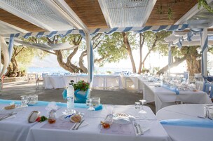 Espaço exterior para banquetes