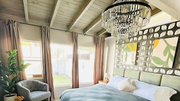 Bungalow Panorâmico, 1 quarto, cozinha, vista para a montanha | 1 quarto, roupa de alta qualidade, com decoração personalizada