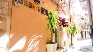 Entrada do alojamento