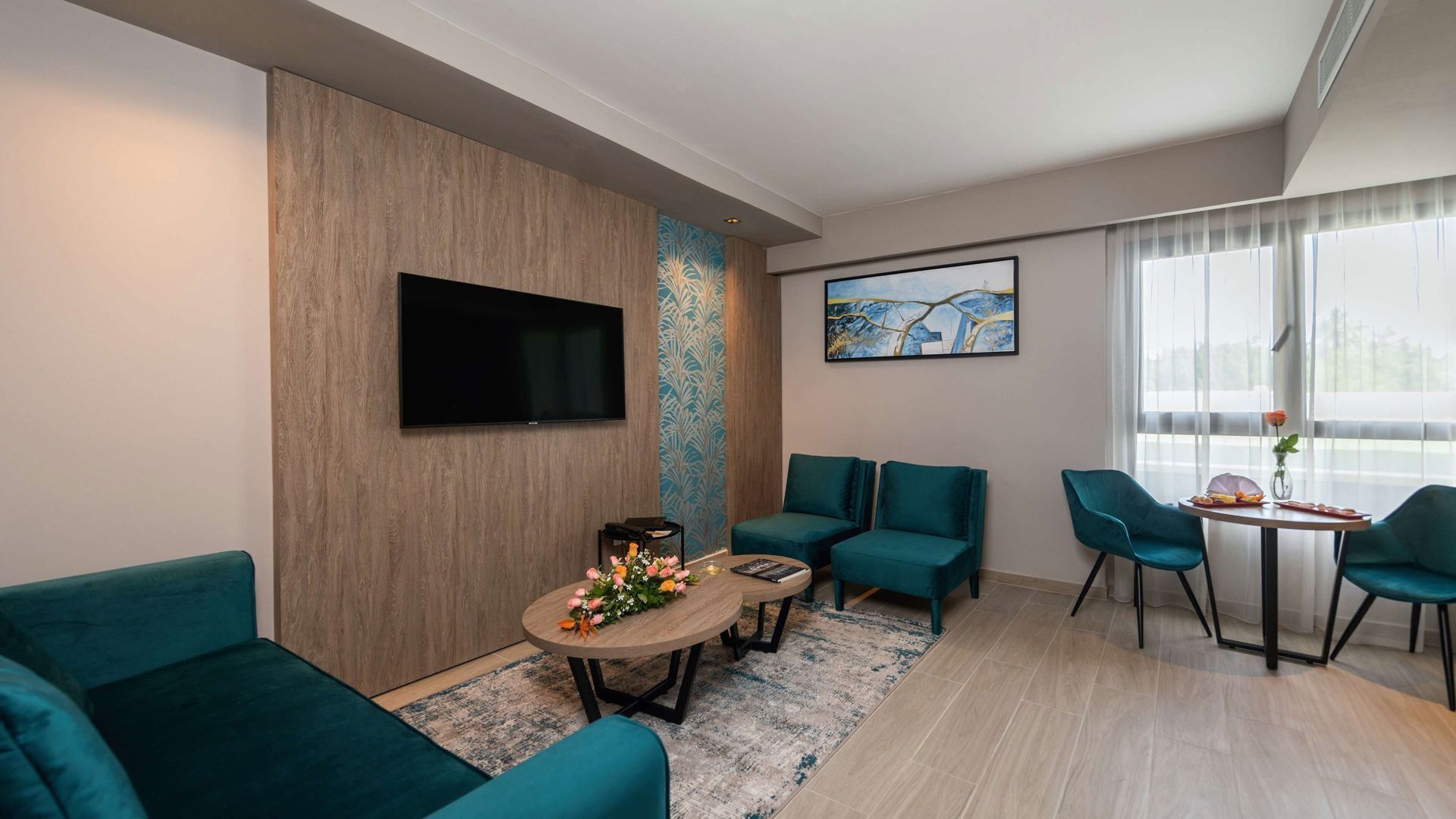 Sala de estar | Smart TV de 42 polegadas com canais via satélite, televisor 