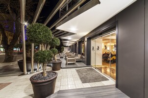 Entrada do alojamento